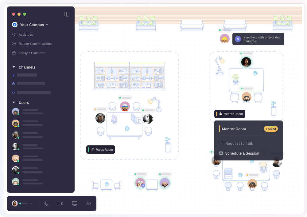 Cosmos Video - Virtual Meeting & Team Spaces for Remote Work